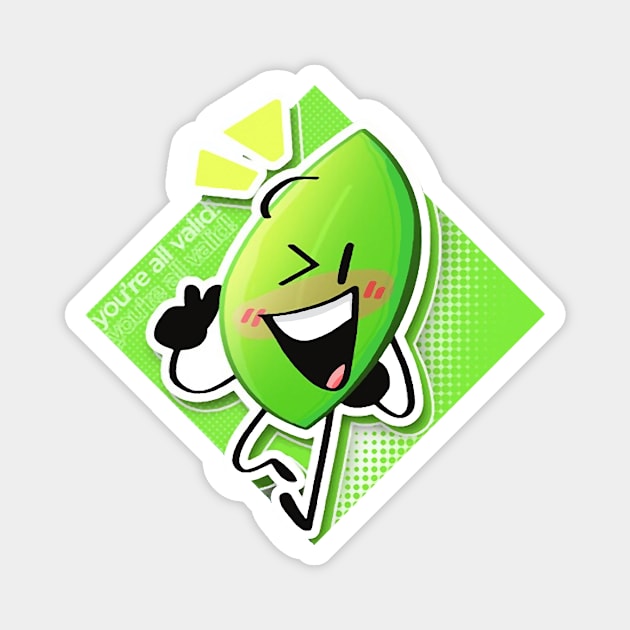 BFDI Leafy (Shikaku Pack) - Bfdi - Magnet | TeePublic