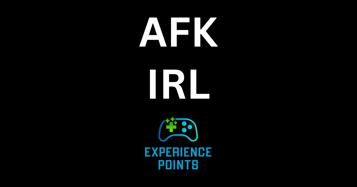 AFK IRL white text color logo - Afk - Posters and Art Prints | TeePublic