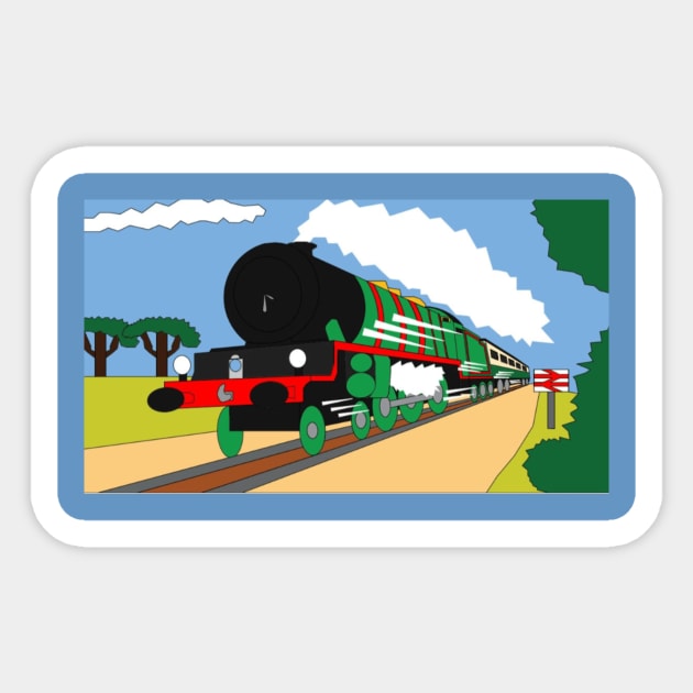 Express Coming Trough - Trains - Sticker | TeePublic