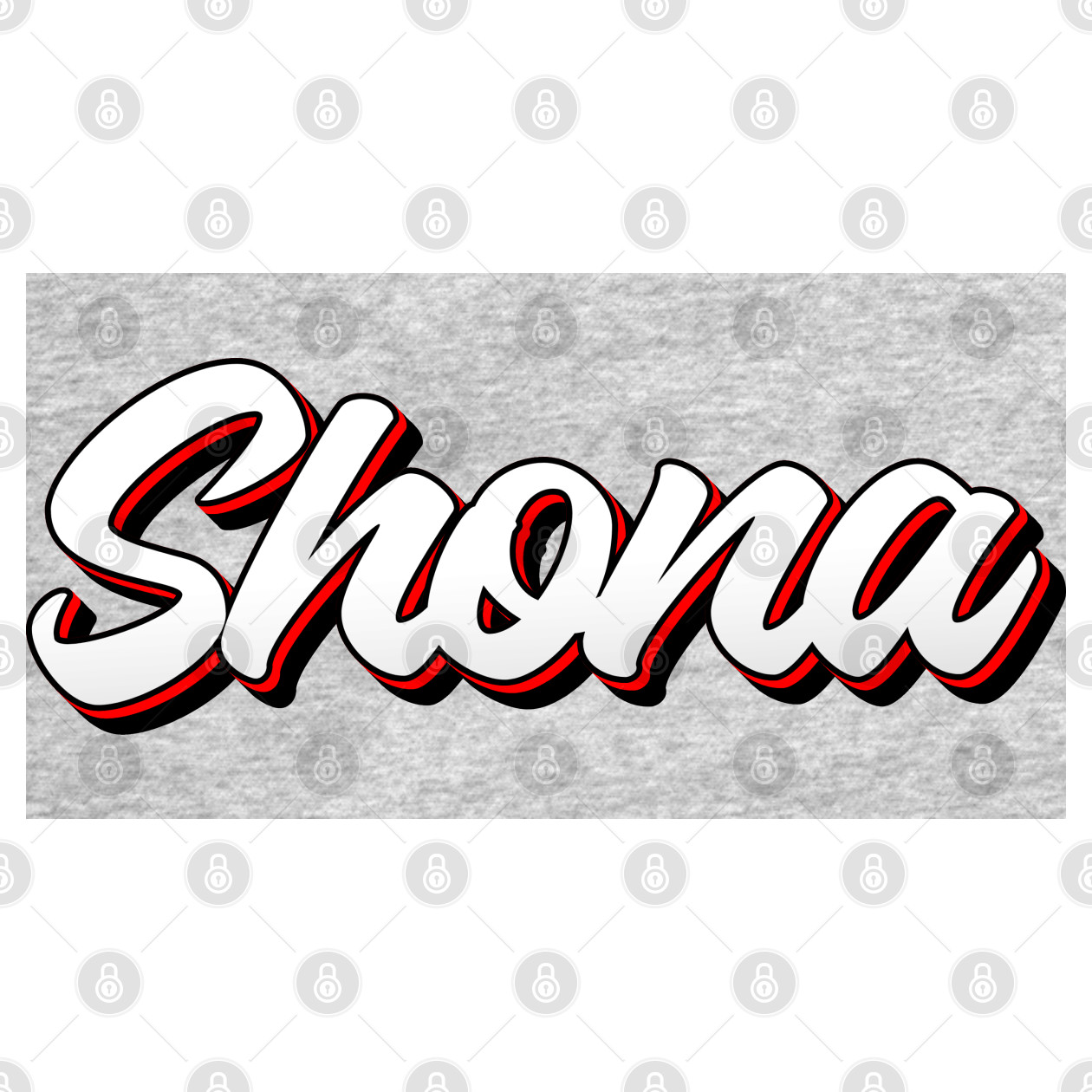 Shona name - cool 70s retro font - Shona Name Cool 70s Retro Font - T ...
