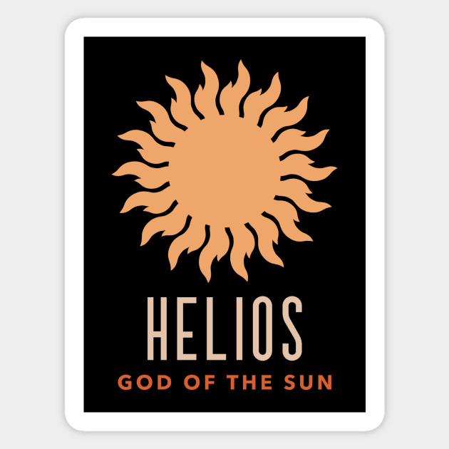 Helios Greek God of the Sun Symbol - Helios - Sticker | TeePublic