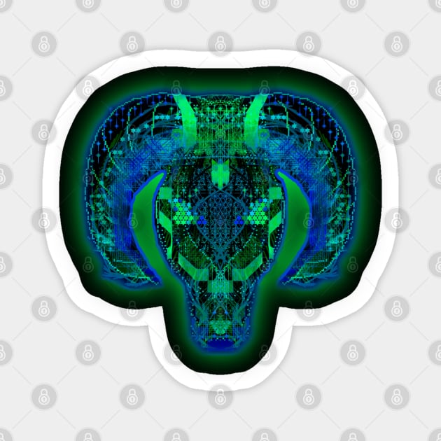Aries 7c Black - Aries - Sticker | TeePublic