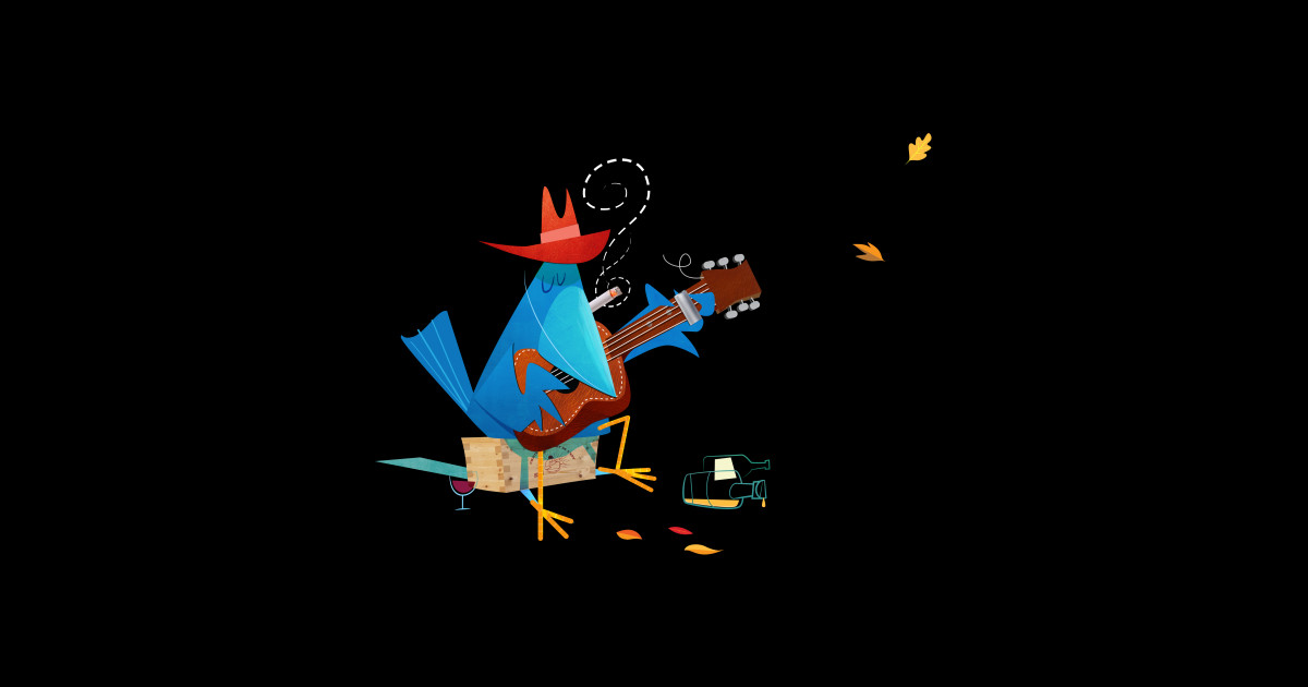 BlueBird - Fall - Sticker | TeePublic