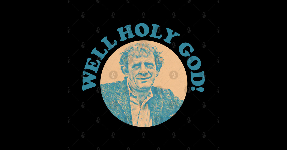 Well Holy God! Glenroe Retro Fan Design - Glenroe - Sticker | TeePublic