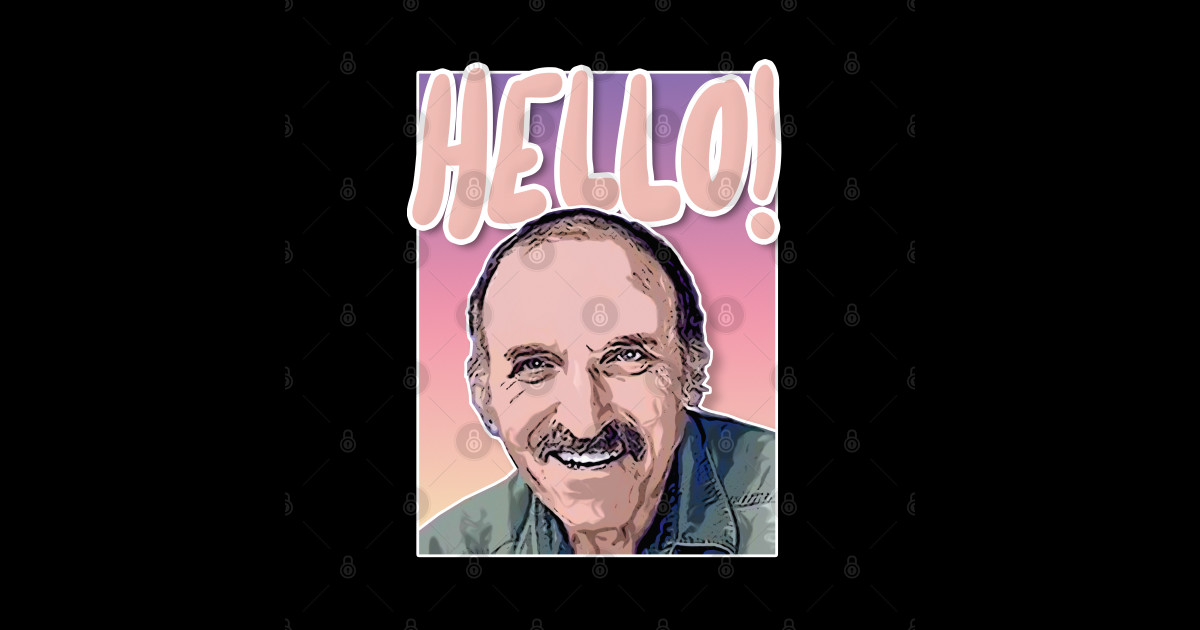 Uncle Leo HELLO Aesthetic Tribute Design - Hello - Magnet | TeePublic