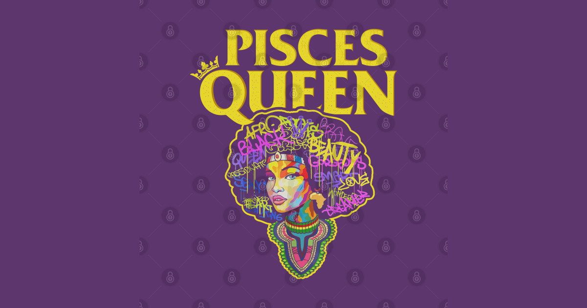 Pisces Queen! Horoscope Zodiac Sign Astrology Birthday Gift - Pisces ...