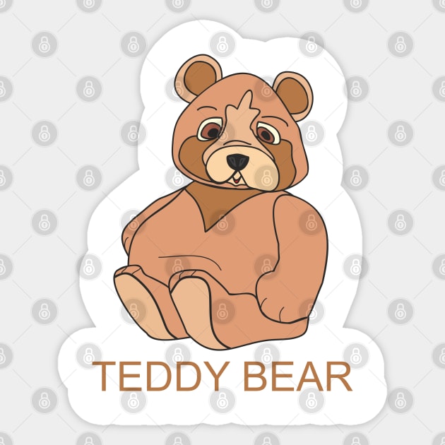 Teddy BEAR - Teddy Bear - Sticker | TeePublic