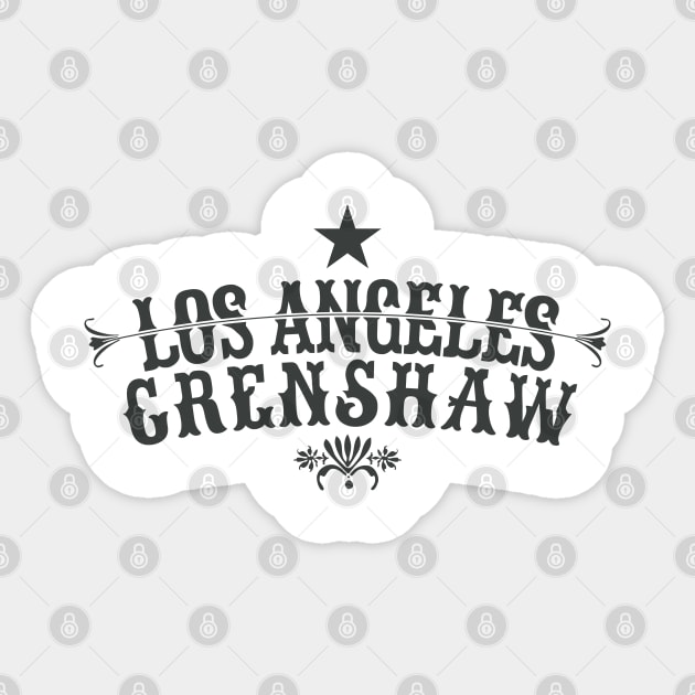 Los Angeles Crenshaw - Crenshaw LA - L.A. Crenshaw Logo - Los Angeles ...