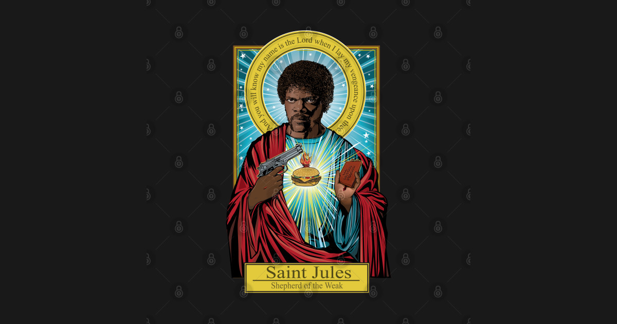 Saint Jules - Pulp Fiction - T-Shirt | TeePublic