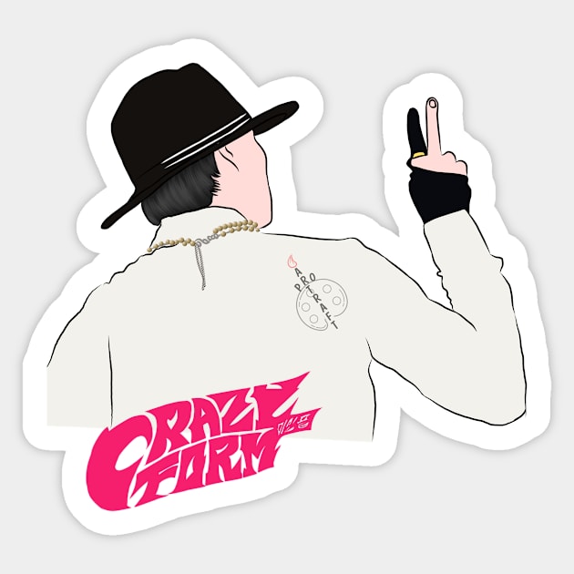 San of Ateez From Crazy Form - San Of Ateez From Crazy Form - Sticker ...