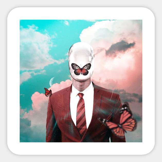 Blank Face - Surreal - Sticker | TeePublic