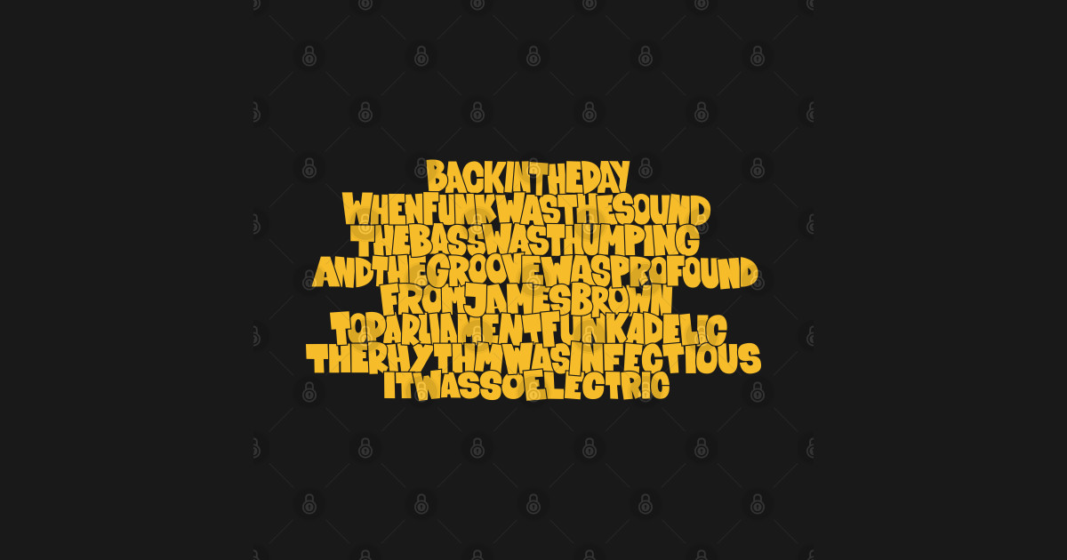 Funky Music Rhymes - Oldschool Graffiti Style - Funk Music - T-Shirt ...