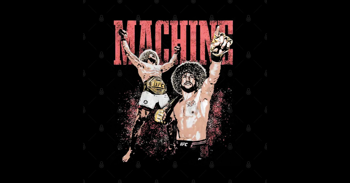 Merab Dvalishvili The Machine - Merab Dvalishvili - Sticker | TeePublic