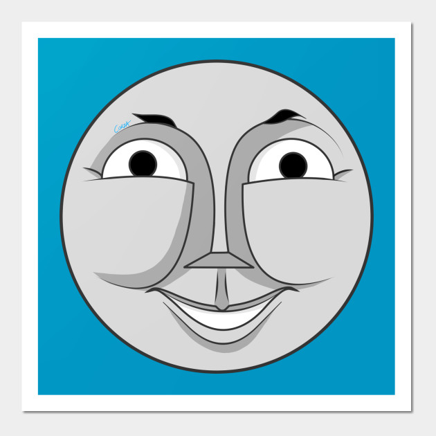 Gordon Happy Face - Thomas Tank Engine - Posters and Art Prints | TeePublic