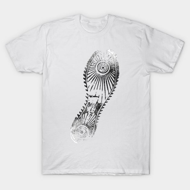 Shoe Sole Pattern Silhouette Shirt - Shoe Print - T-Shirt | TeePublic