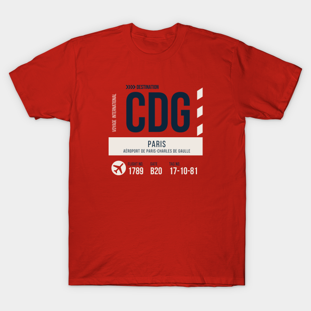 Paris Charles De Gaulle Airport Stylish Luggage Tag (CDG) - Paris ...