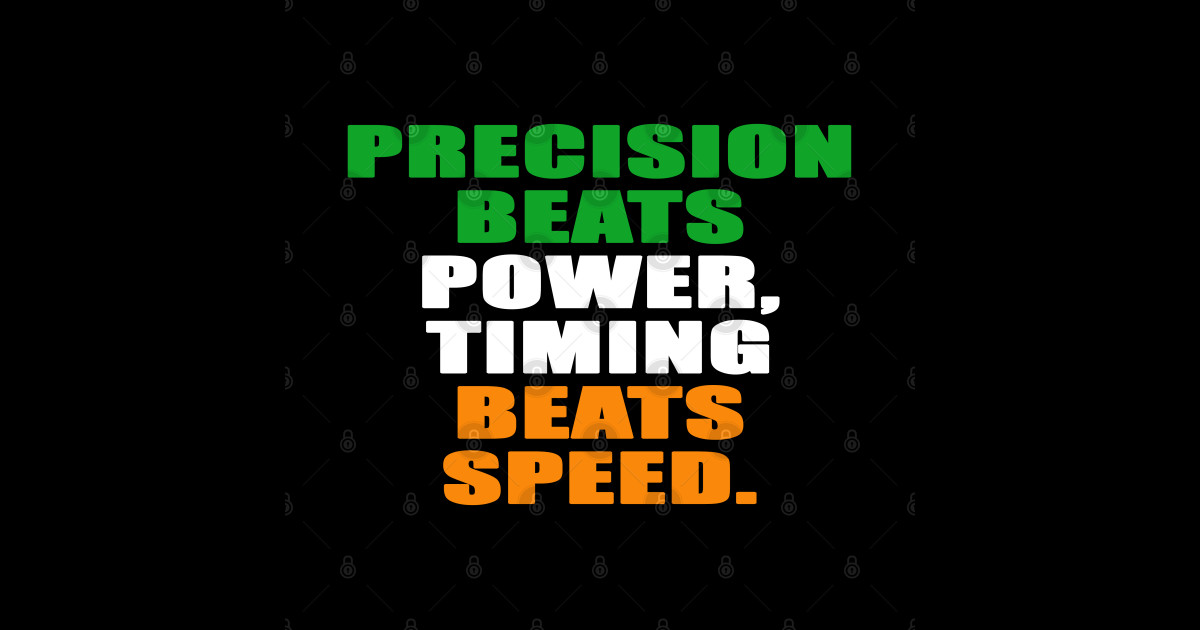 Precision Beats Power, Timing Beats Speed - Mma - Kids Hoodie | TeePublic