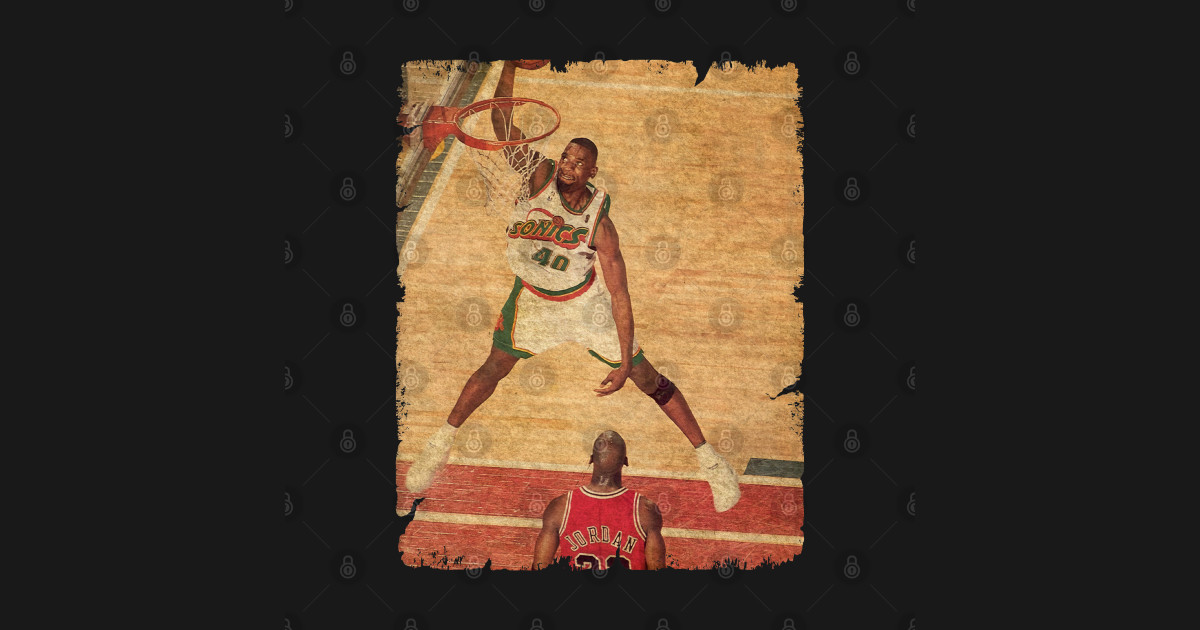Reign Man - Shawn Kemp - Basketball - T-Shirt | TeePublic