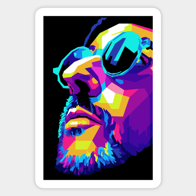 Leon The Professional WPAP Pop Art - Leon The Professional - Sticker ...