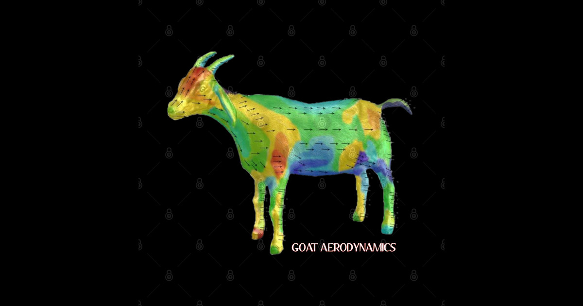 Go Blow A Goat - Goat Aerodynamics - Goat - Sticker | TeePublic