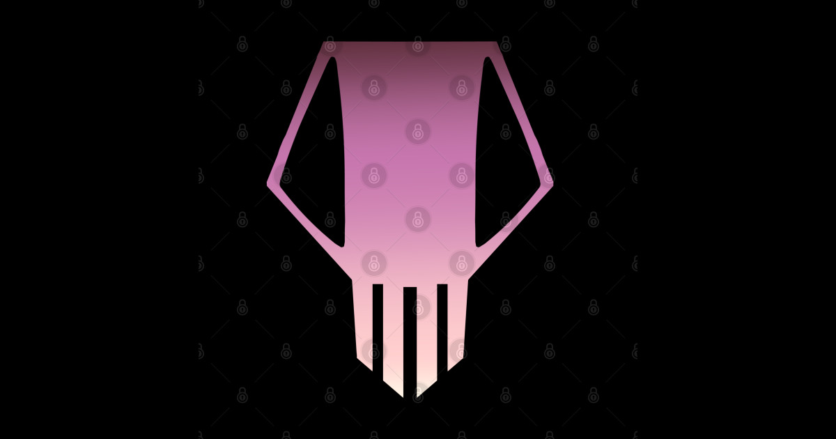 Bakugo - Simple Skull in Gradient Pink - My Hero Academia - Sticker ...