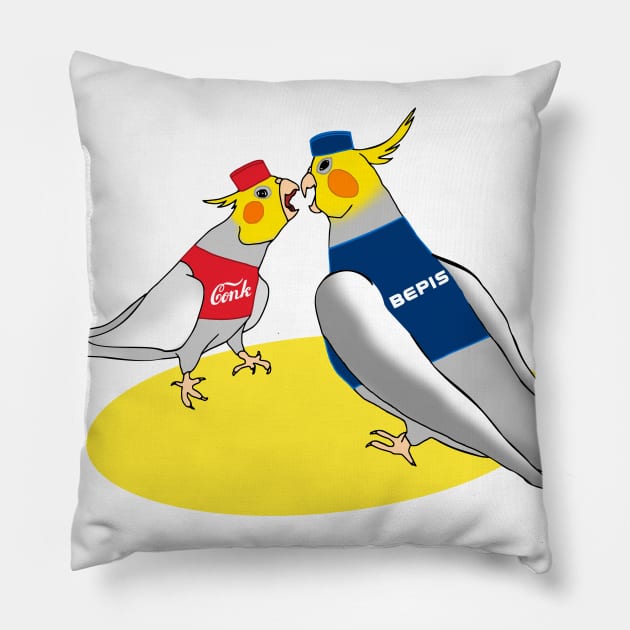 team conk vs team bepis - FIGHT - Parrot - Pillow | TeePublic