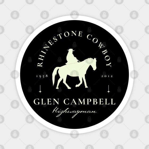 Glen Campbell - Rhinestone Cowboy // Fan Art designs - Glen Campbell ...