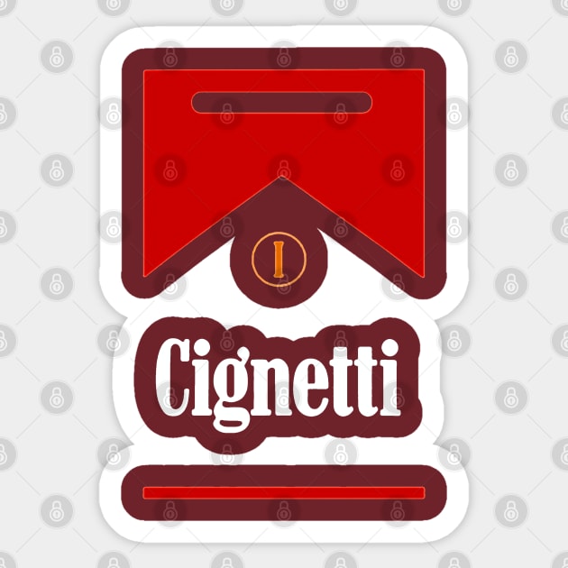 Cignetti-I Win - Cignetti Apparel - Sticker | TeePublic