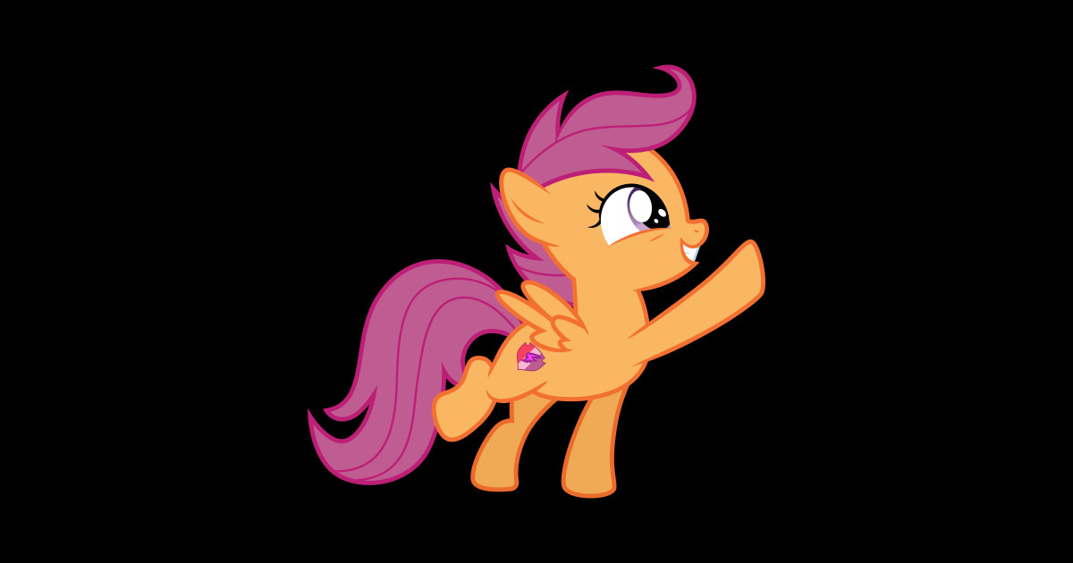 Scootaloo hoof bump - My Little Pony - Sticker | TeePublic