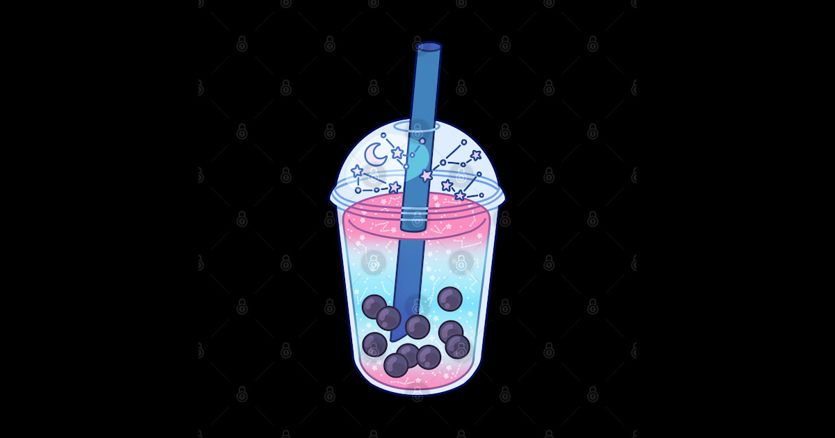 Trans Masculine Pride Boba Tea - Lgbtq - Sticker | TeePublic