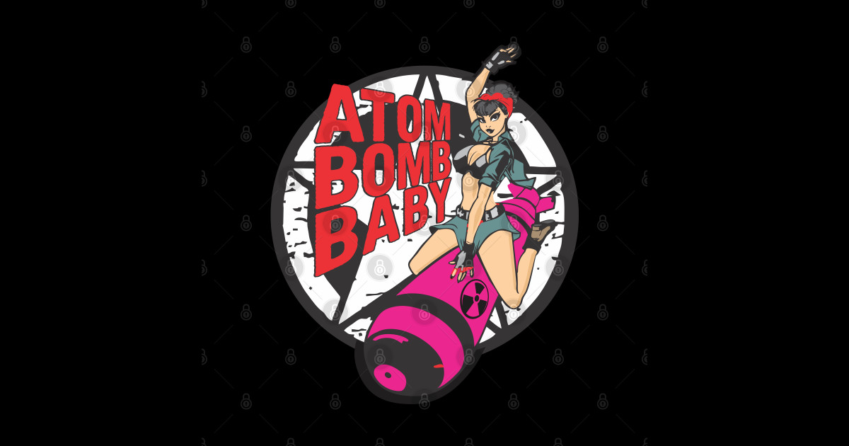 Atom Bomb Baby - Atom Bomb - Sticker | TeePublic