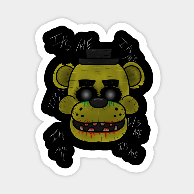 Golden Freddy - Videogames - Sticker | TeePublic