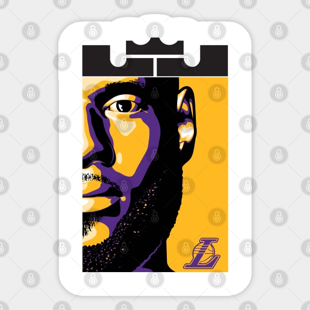 King James Art - King James - Sticker | TeePublic