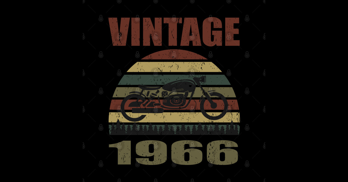 Vintage Since 1966 - Vintage Since 1966 - Sticker | TeePublic