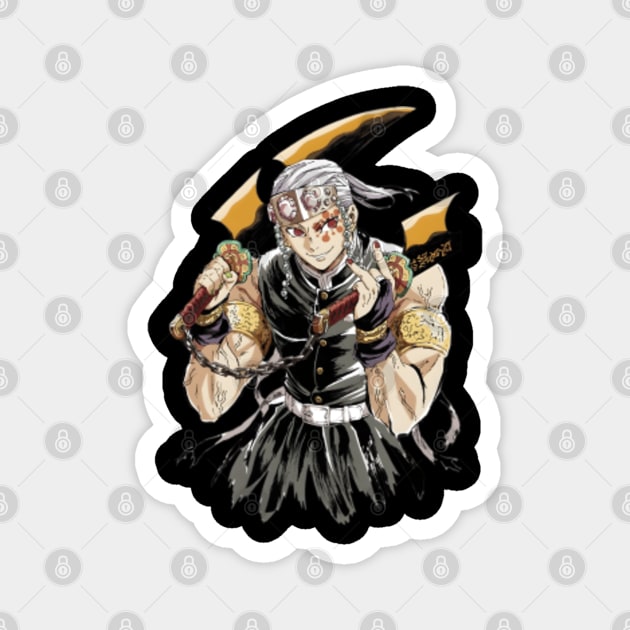 Sound Hashira Tengen Uzui - Anime Custom Print - Magnet | TeePublic