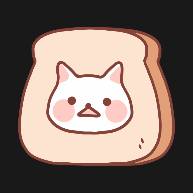 Kawaii Cat toast - Cat - T-Shirt | TeePublic