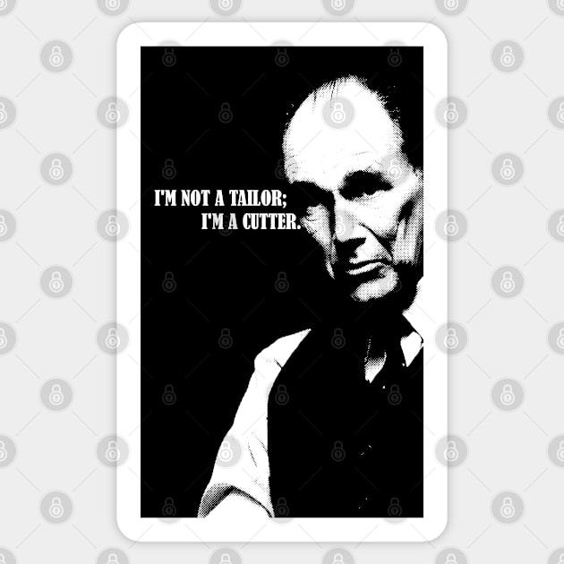 the outfit movie 2022 scissors and British gangster film graphic design ...