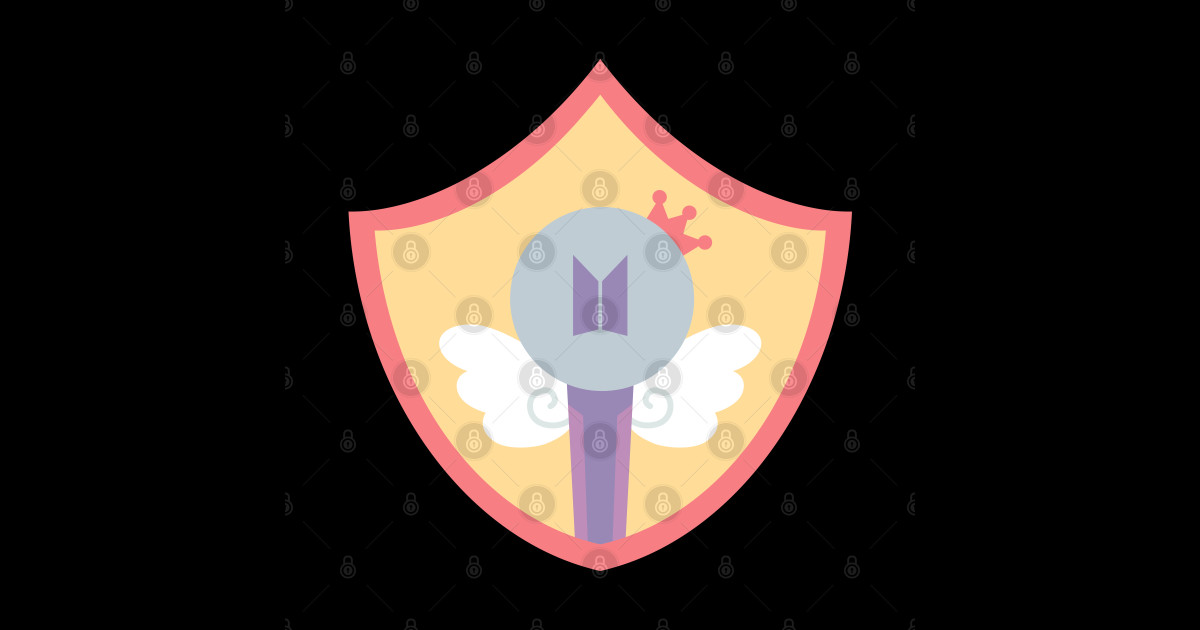 BTS pastel emblem badge - Bts - T-Shirt | TeePublic