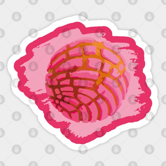 Pink concha bread mexican concha pan dulce mexican food lover - Pink ...