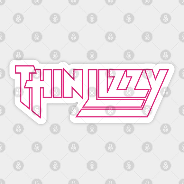 Thin Lizzy Fanart - Band - Sticker | TeePublic