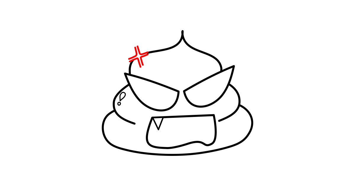 Angry Poop - Brootsch the PooPoo - Poop - T-Shirt | TeePublic