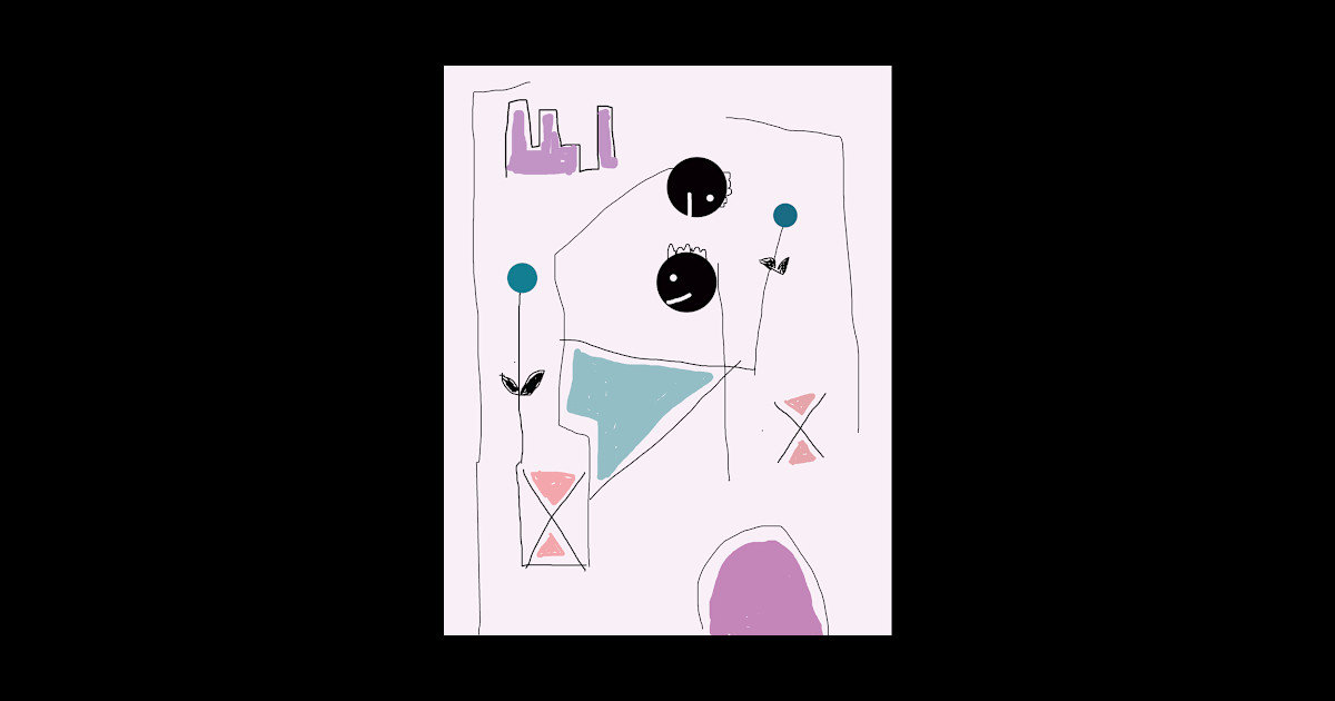 Kids Strolling Together Stick Figure - Stick Figure - Sticker | TeePublic