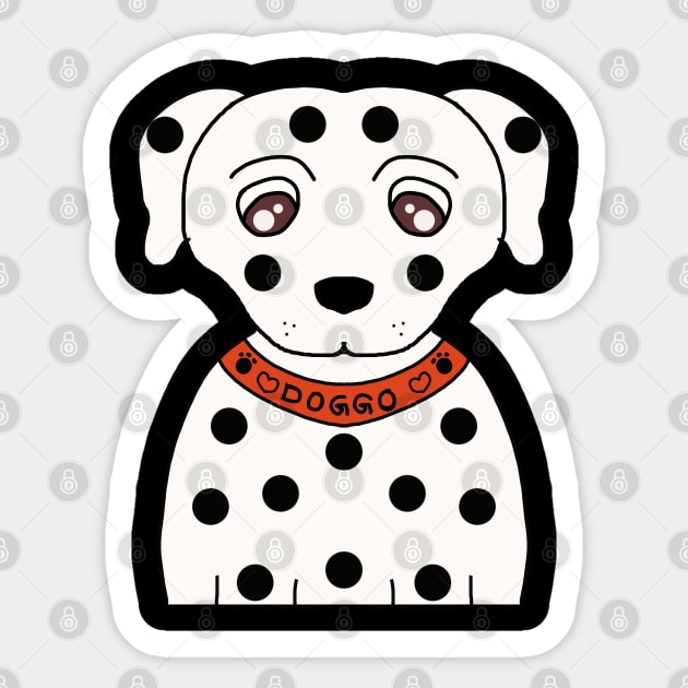 Dalmatian dog Design - Dalmatian - Sticker | TeePublic