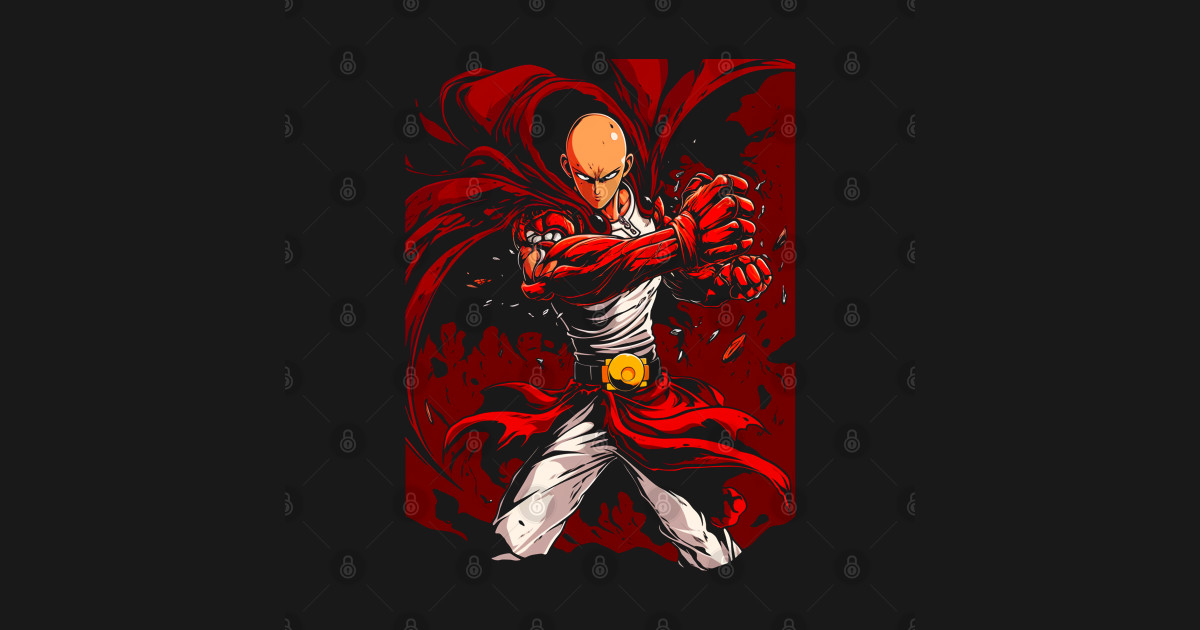 saitama - one punch man - One Punch Man - T-Shirt | TeePublic