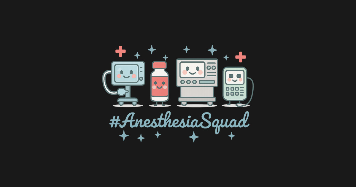 Anesthesia Squad Kawaii Tech Crew Pastel Cute Illustration ...