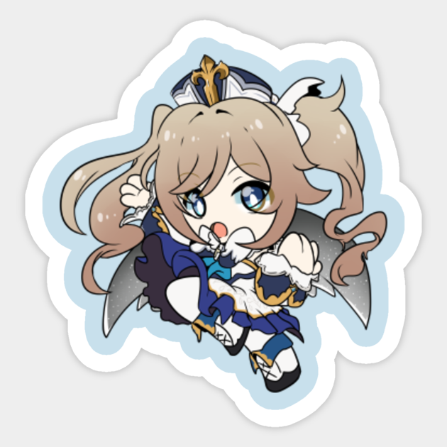 Chibi Genshin Impact Barbara - Genshin Impact - Sticker | TeePublic