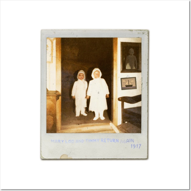 Ghost Twins Caught on Film | Secret Vintage Polaroid Ghost captured ...