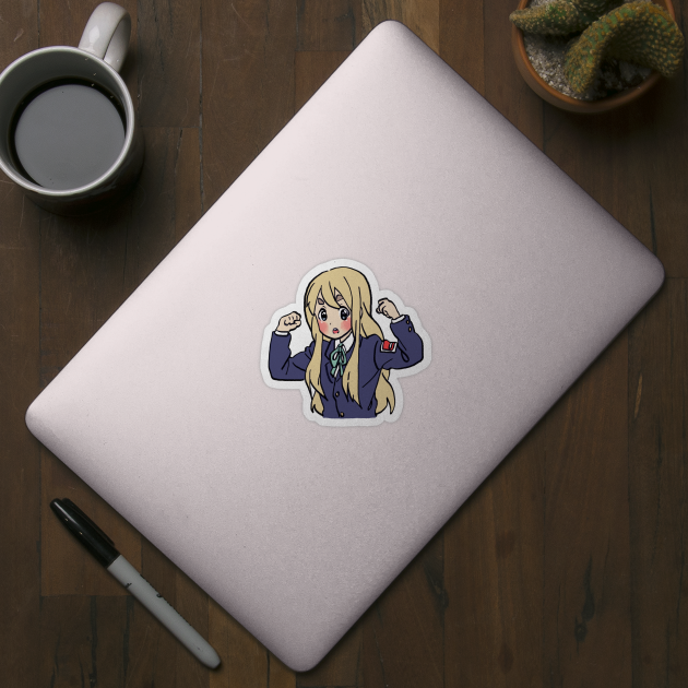 stronk mugi k-on! meme - K On - Sticker | TeePublic