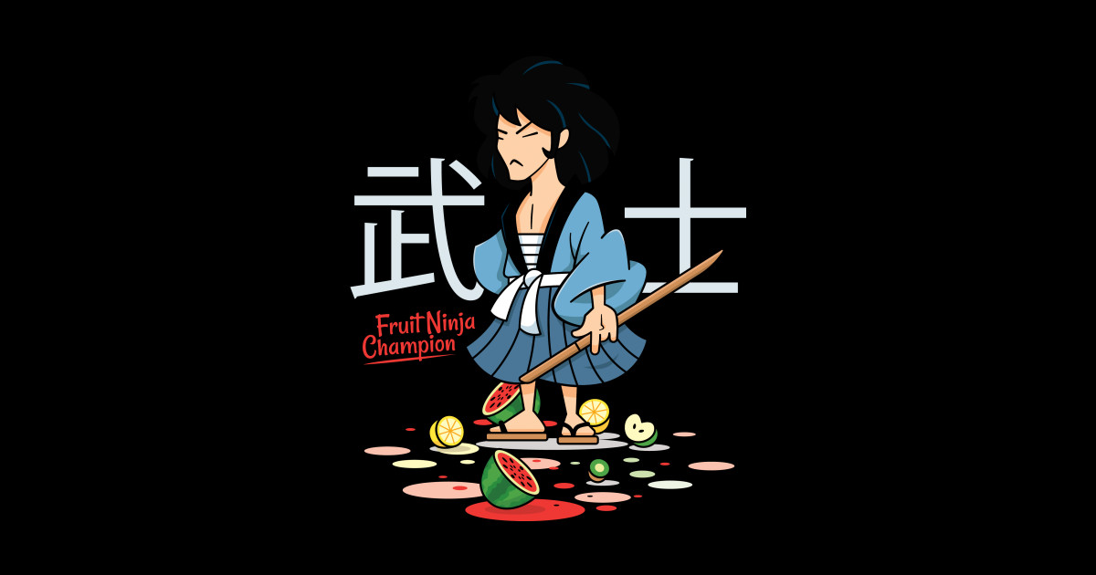 Ninja Fruit - Ninja Fruit - Sticker | TeePublic