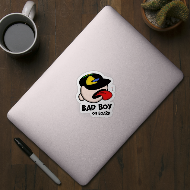 Bad Boy on Board - Baby On Board - Sticker | TeePublic